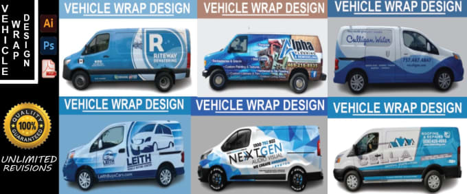 Do creative car wrap design in 24 hours by Ali_768584 | Fiverr