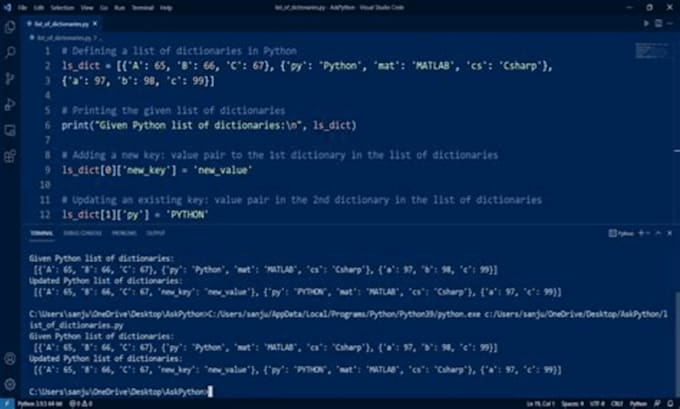 Create a custom python script for your project by Albreeck | Fiverr