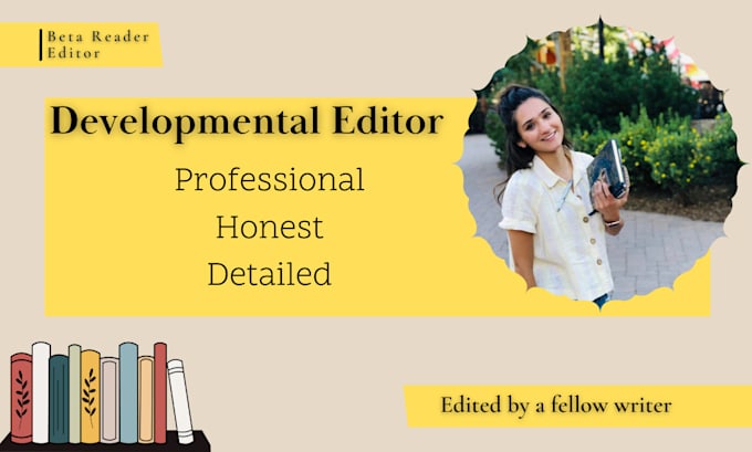 Be your detailed developmental editor for your book by Editorserena ...