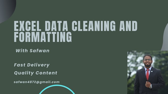 Clean and organize your data in ms excel and data entry by Safwan8939 ...