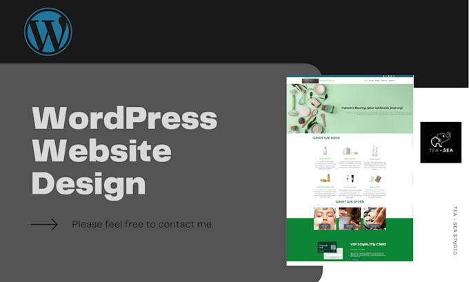 Design a modern professional responsive wordpress website by ...