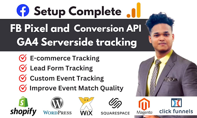 Fix facebook pixel, ga4 ecommerce tracking for any kind of website by ...