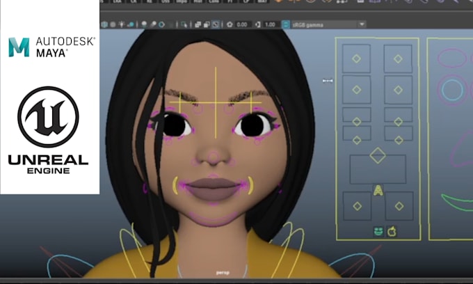 Do custom 3d character rigging in maya for unreal, unity, animation, and mocap by ...