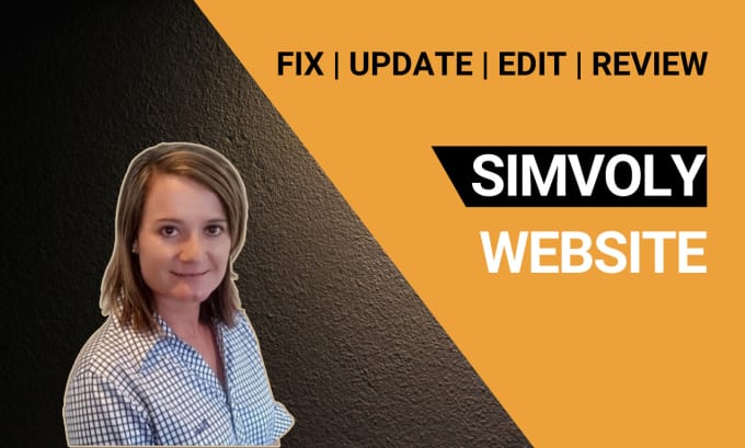 Fix your simvoly website issues by Judithkruger | Fiverr Fix your simvoly website issues by Judithkruger | Fiverr