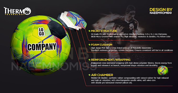 Create a soccer ball material and specs by Naeemnomi99 | Fiverr