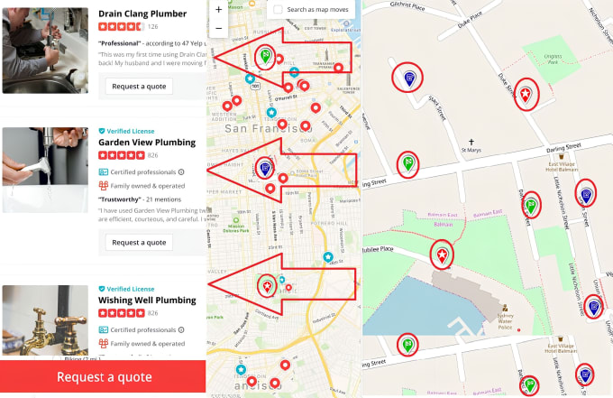 Add your business to google maps apple bing mapquest yelp and yahoo maps by Mhd_emon2 | Fiverr