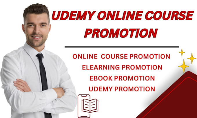 Do online udemy course promotion to create awareness and increase sale for you by Emmzylary | Fiverr