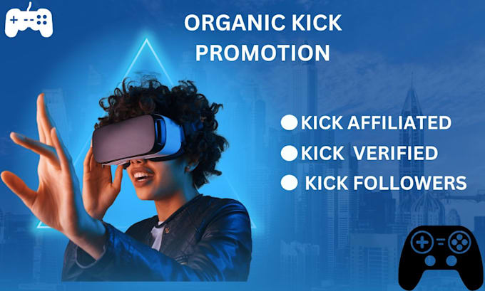 Do targeted kick channel promotion for massive active viewers, kick ...