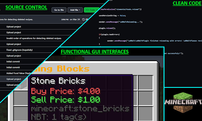 Write spigot plugins for your minecraft server by Snowsnakz | Fiverr