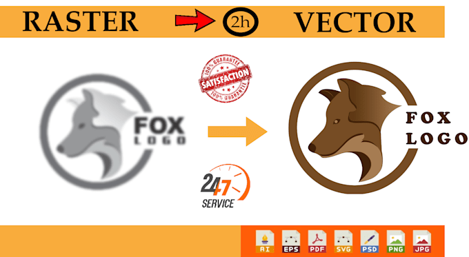 Perfectly trace logo or image into vector form by Ali_ahmad644 | Fiverr