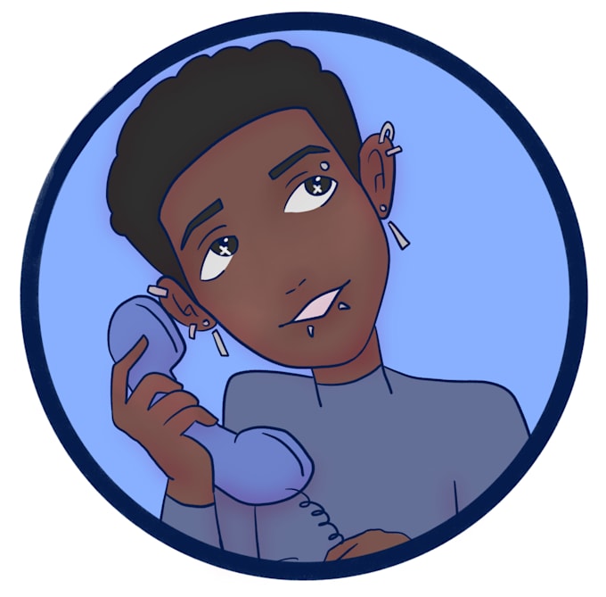 Draw a custom profile picture by Madiluv0 | Fiverr