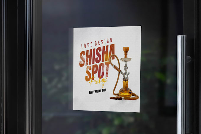 Do amazing 3d shisha logo design, 3d design, round, badge, hookah by ...