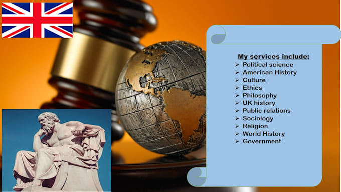 Do political science, uk history and american history by Profnaya | Fiverr