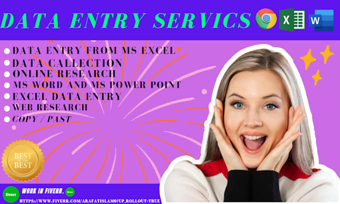 Do remote data entry, pdf to excel, product listing by Arafatislam0 | Fiverr