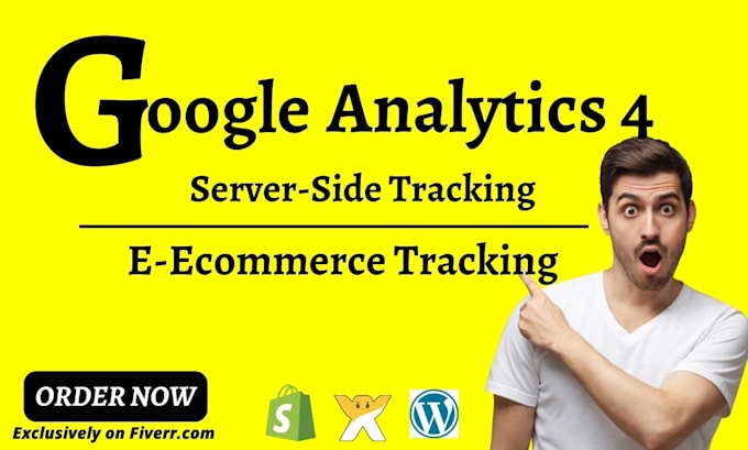 Do google analytics 4 setup, ga4 ecommerce server side tracking by Web_expert507 | Fiverr