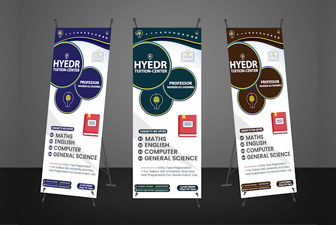 Design retractable banner roll up banner sign yard billboard by Mr ...