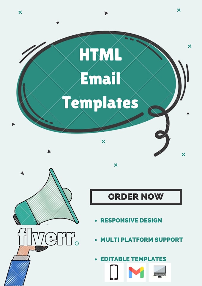 Design professional responsive html email templates for you by Arnob ...