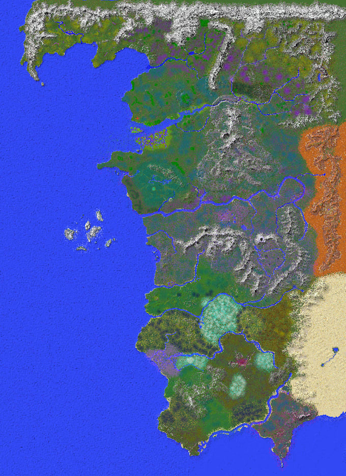 Give you the witcher map in minecraft by Esperito_ | Fiverr