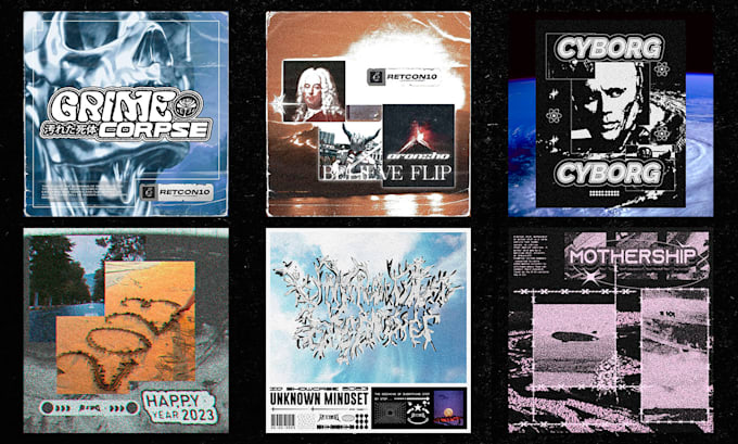 Design custom music cover art by Retcon2 | Fiverr