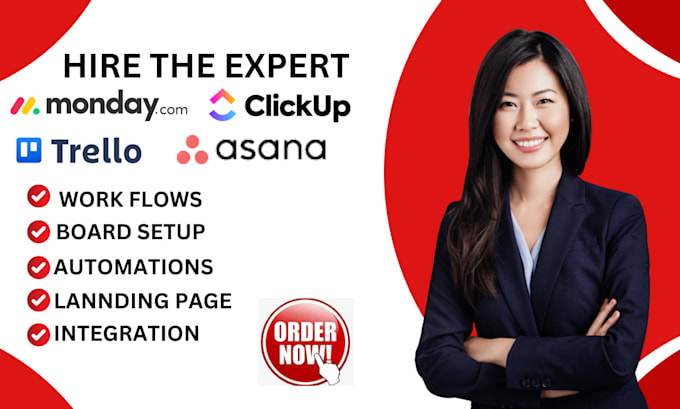 Setup Monday Crm Project Click Up Trello And Asana By Jonclayton22 Fiverr