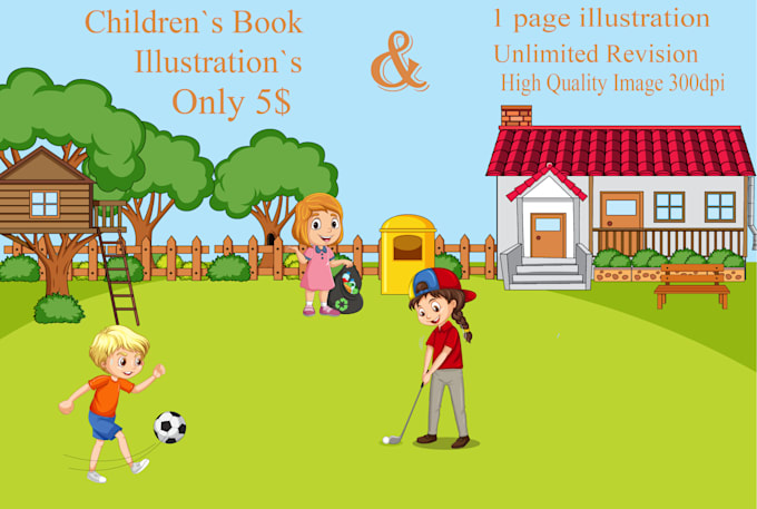 Illustrate children book illustrations and covers by Basit670 | Fiverr