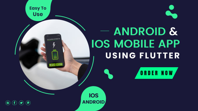 Develop mobile app android and ios using flutter by Webdev3th | Fiverr Develop mobile app android and ios using flutter by Webdev3th | Fiverr