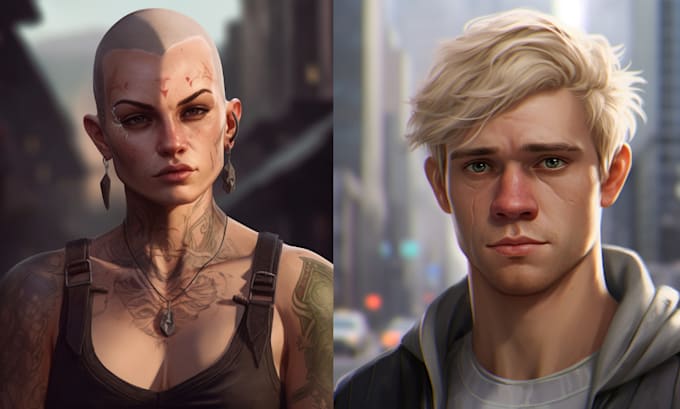 Create portraits, characters, fantasy biographies by Ai_maich | Fiverr