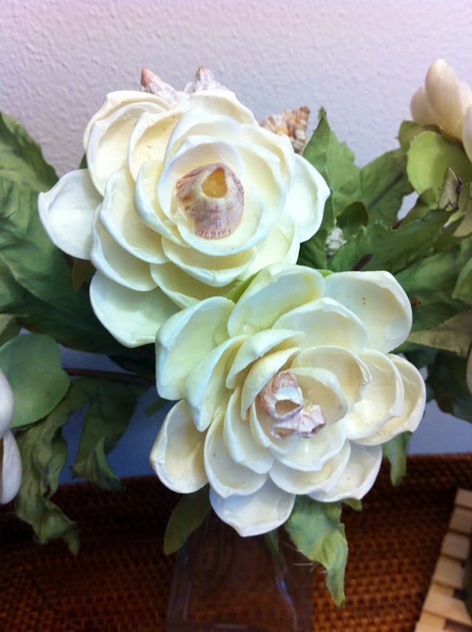 Send you a handmade flower made of shells by Commanderspock | Fiverr