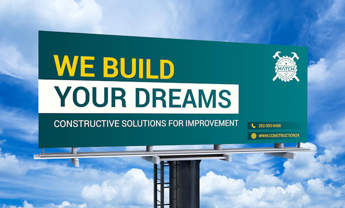 Design custom billboards, signboards, or signage by Creativeking10 | Fiverr