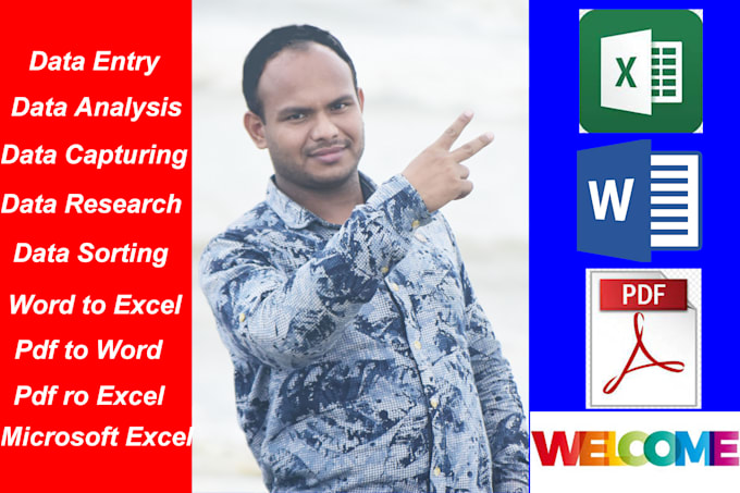 Do any data entry, data processing, data finding by Dataentrymazhar | Fiverr