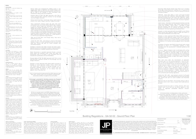 Provide building regulation drawings by Jparchdesign | Fiverr
