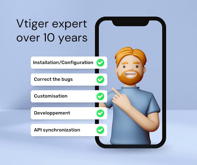 Develop and customize your vtiger crm professionally by Oerrouk | Fiverr