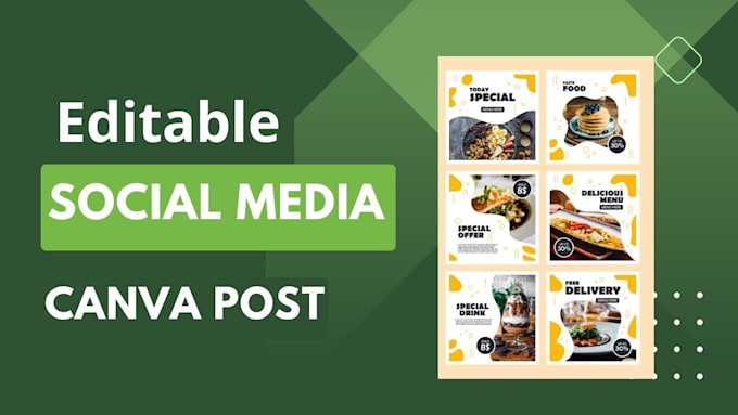 Create editable canva templates and instagram post design by Manojee173 ...