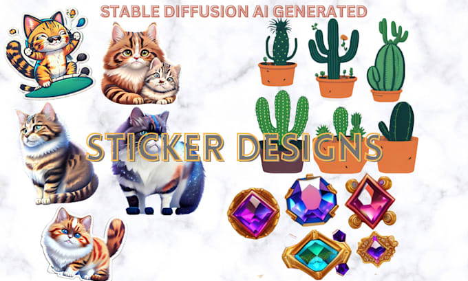Create a sticker design using stable diffusion ai by Martynasbalcis ...