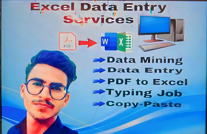 Do Excel Data Entry Convert Pdf To Excel Copy Paste Typing And Web Research By Badaljha123