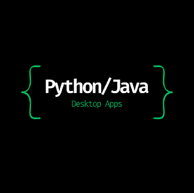 Make a desktop application in java or python by Absar_sdq | Fiverr