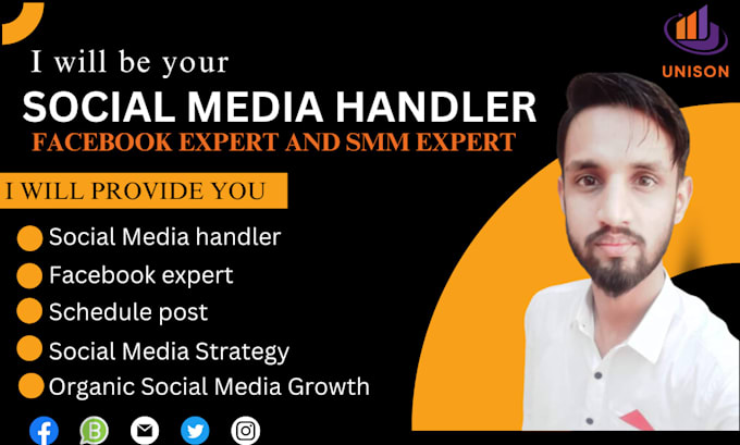 Be your social media handler and facebook expert by Ubaidshazad | Fiverr