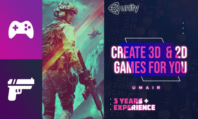 Create Quality 2d 3d Games For Android Ios Pc Using Unity Game Development By Laiba11223