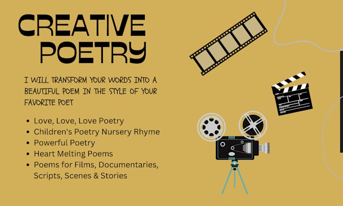 Ghostwrite your words into a customized creative poem by Scrtpth | Fiverr