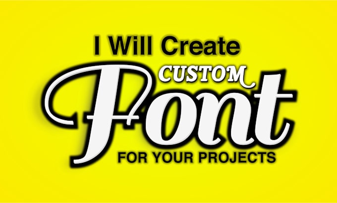 Create any custom font and typography font design quickly by Vectorever ...