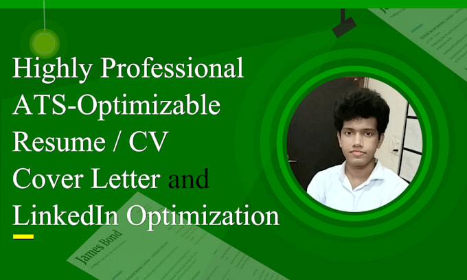 Design revise or create an ats optimized resume cv and cover letter for ...