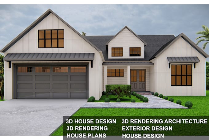 Create 2d floor plan house design and 3d rendering walkthrough by ...