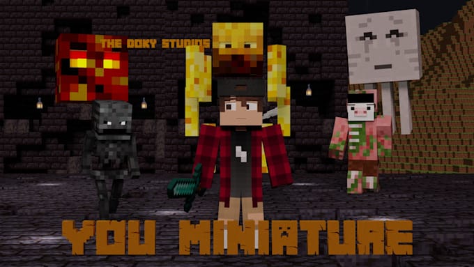 A minecraft miniature in 24 hours by Luisrodriguezgr | Fiverr