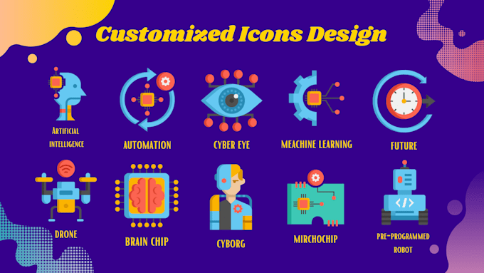 Design unique custom vector icon set for your website by Khizar_raja ...