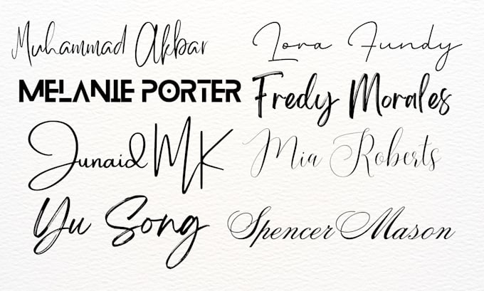 Design creative handwriting, cursive, scripted, signature, handwritten ...