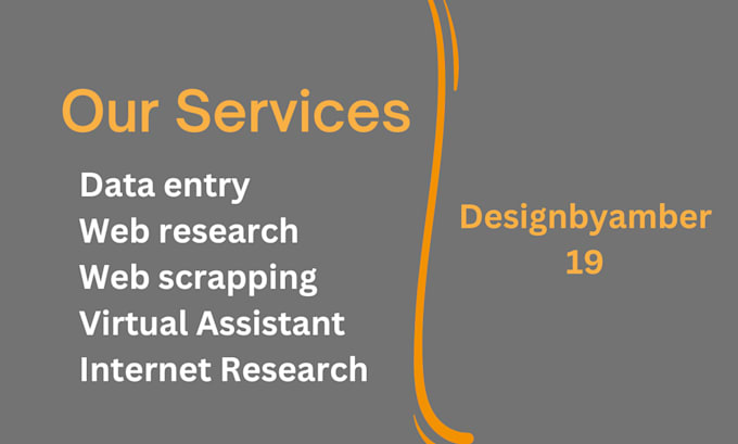 Scraping, excel data entry, and web research by Designbyamber19 | Fiverr