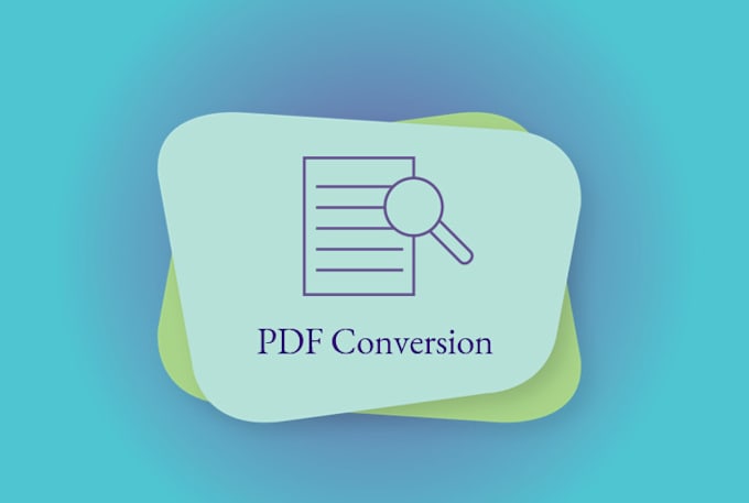 Do professional pdf conversion with complete accuracy by Sadiamajid12 ...