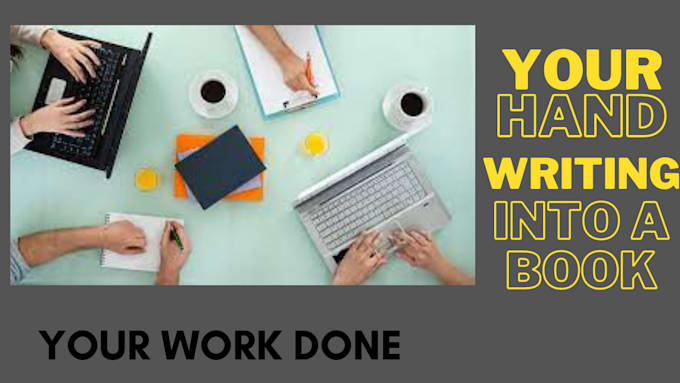 Write and translate your book short stories handwriting into text by ...