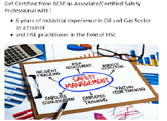 Prepare student for safety certification of bcsp asp csp by ...