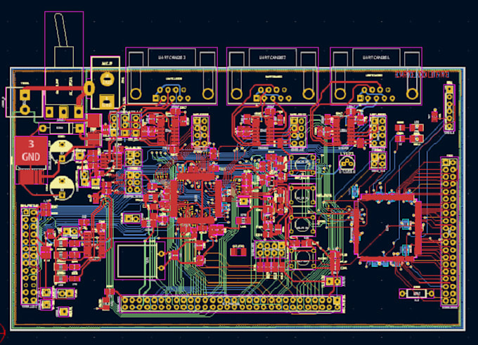 Design circuit and pcbs using altium, eaglecad by Mmmunir966 | Fiverr
